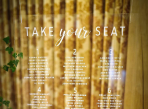 Wedding Table plans - Grace and Bramble