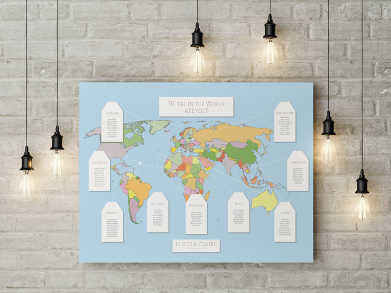 Wedding Table plans - Grace and Bramble