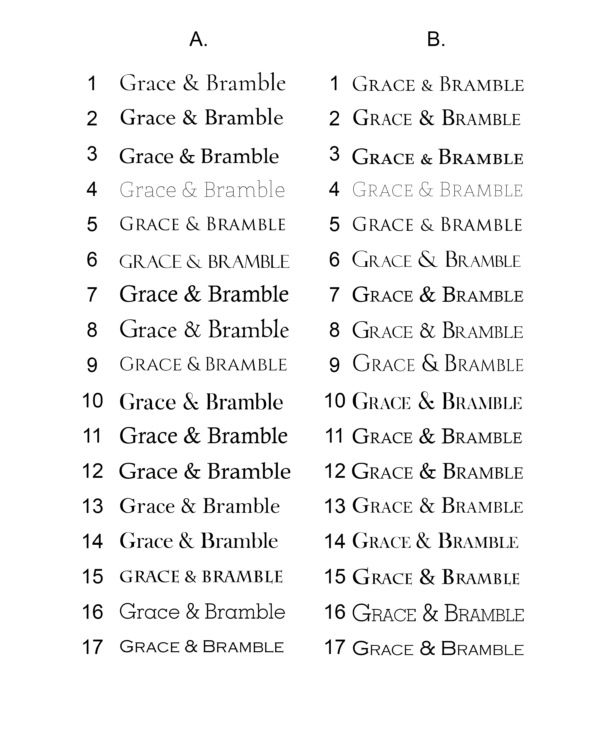 120 Best Wedding Stationery fonts - Grace and Bramble